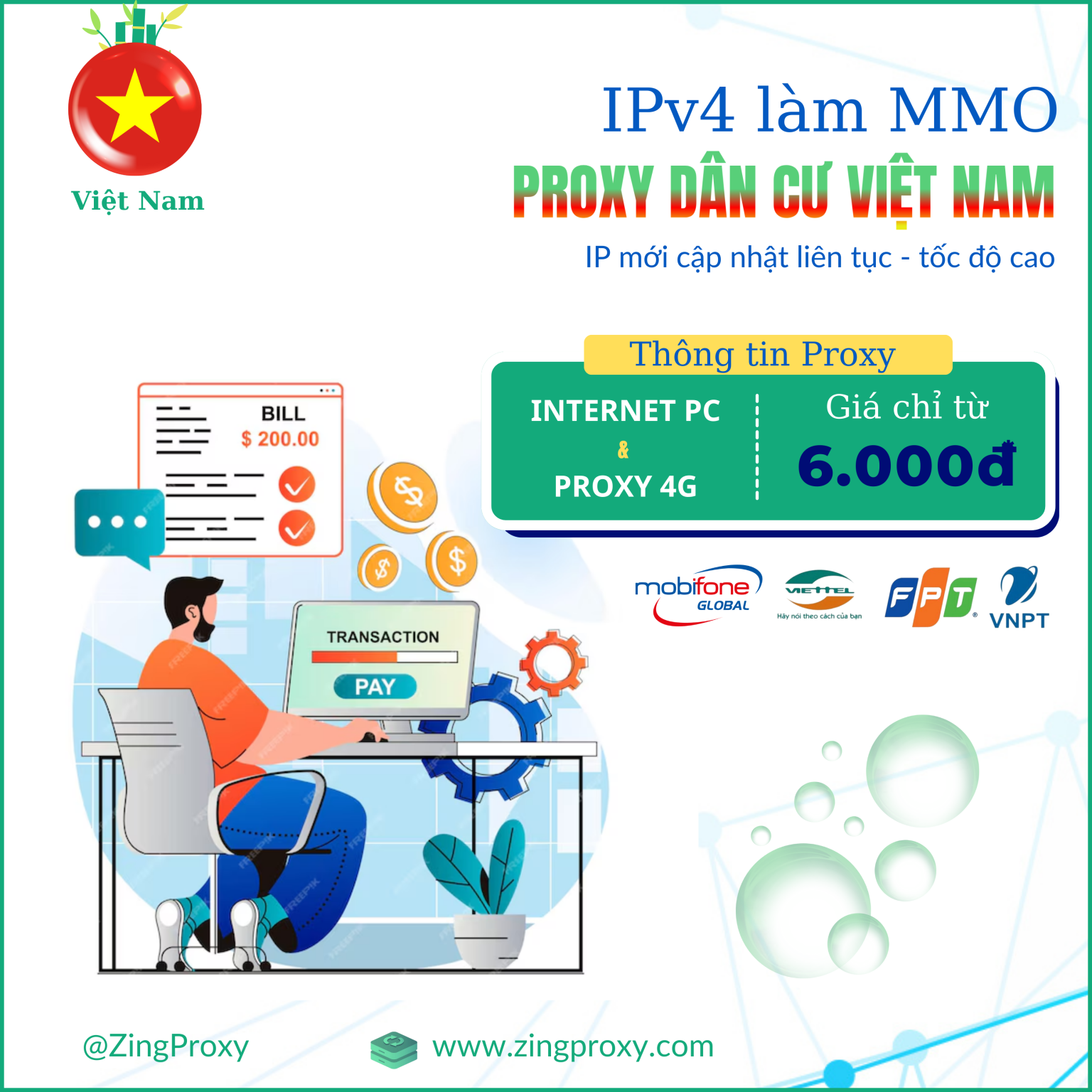 Hướng dẫn sử dụng Proxy Helper - ZingProxy.com